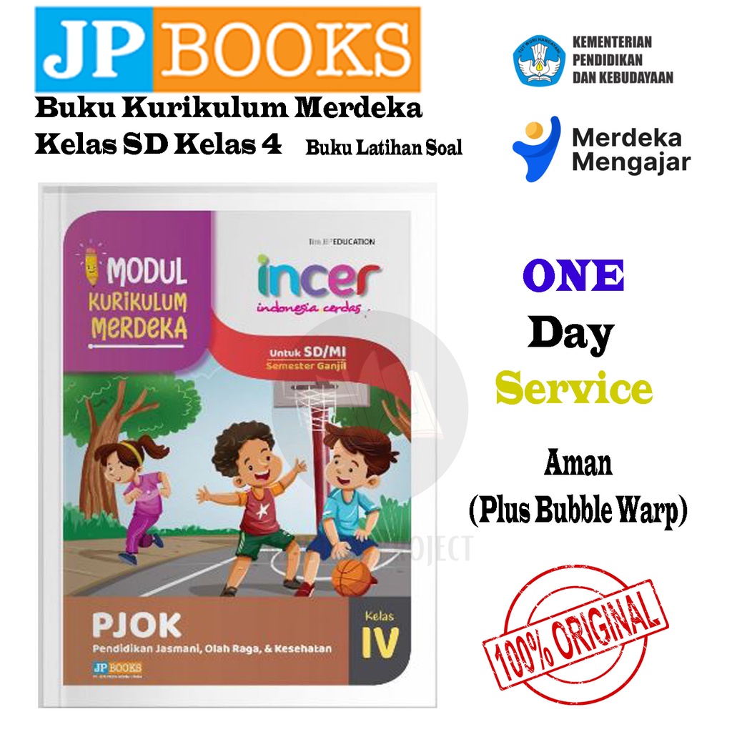 Jual Buku Latihan Soal PJOK SD Kelas 4 Incer - Kurikulum Merdeka | Shopee Indonesia