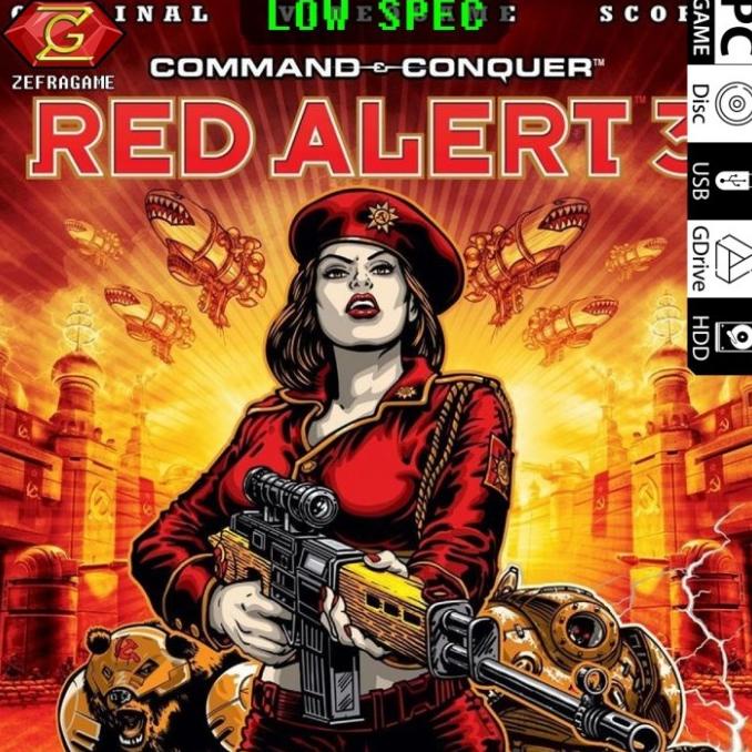 Jual {{{{}}] Command and Conquere : RED ALERT 3 / CNC / CNC RA3 (CD DVD GAME PC) | Shopee Indonesia