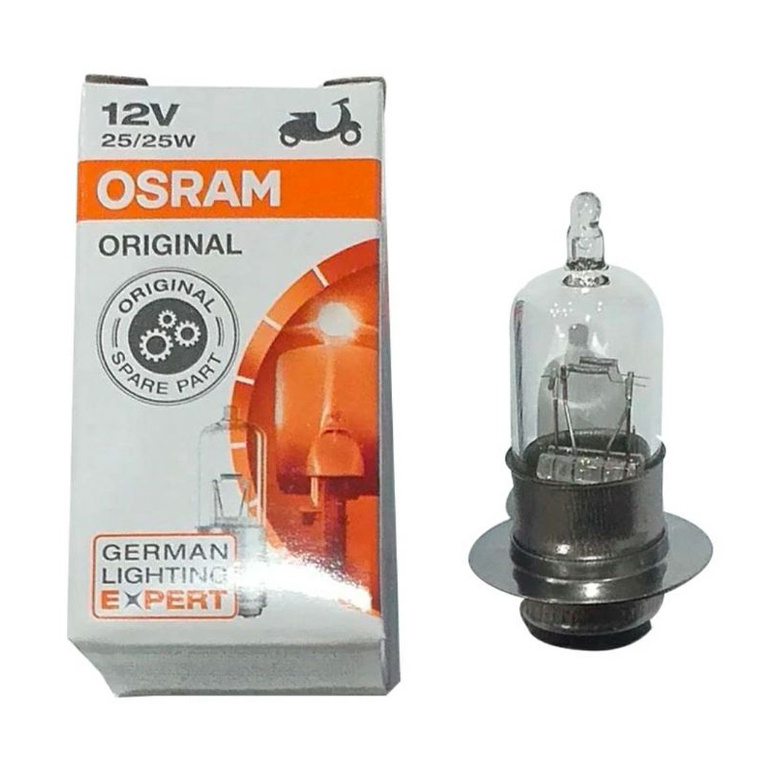 Jual OSRAM BULB HEADLIGHT 12V 25W BOHLAM LAMPU DEPAN UTAMA VARIO GRAND ...