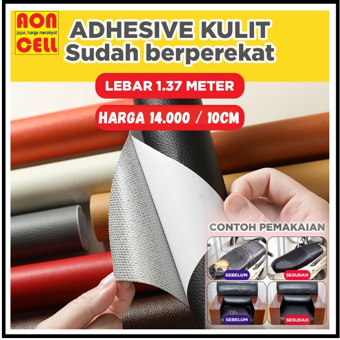 Jual Sticker Kulit PU Leather Sticker Cover Perbaikan kulit sofa tas ...