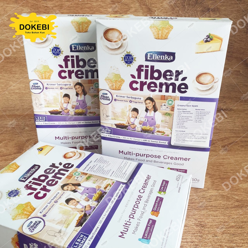 Jual ELLENKA FIBER CREME 450 G / Krimer Bubuk / Non Dairy Creamer ...