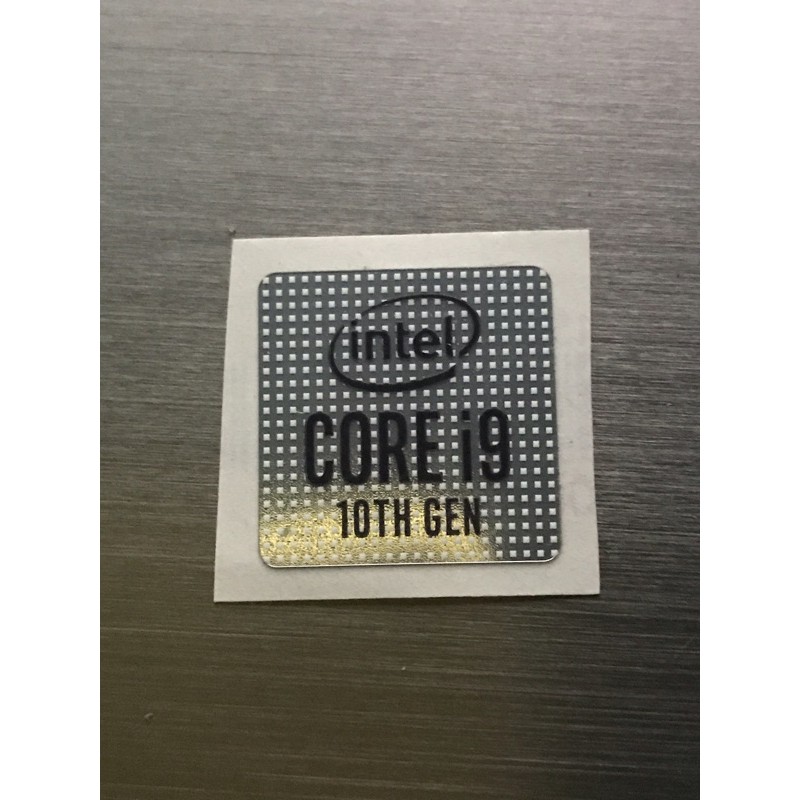 Jual Sticker stiker logo intel Core i9 10th gen 2019 ori | Shopee Indonesia