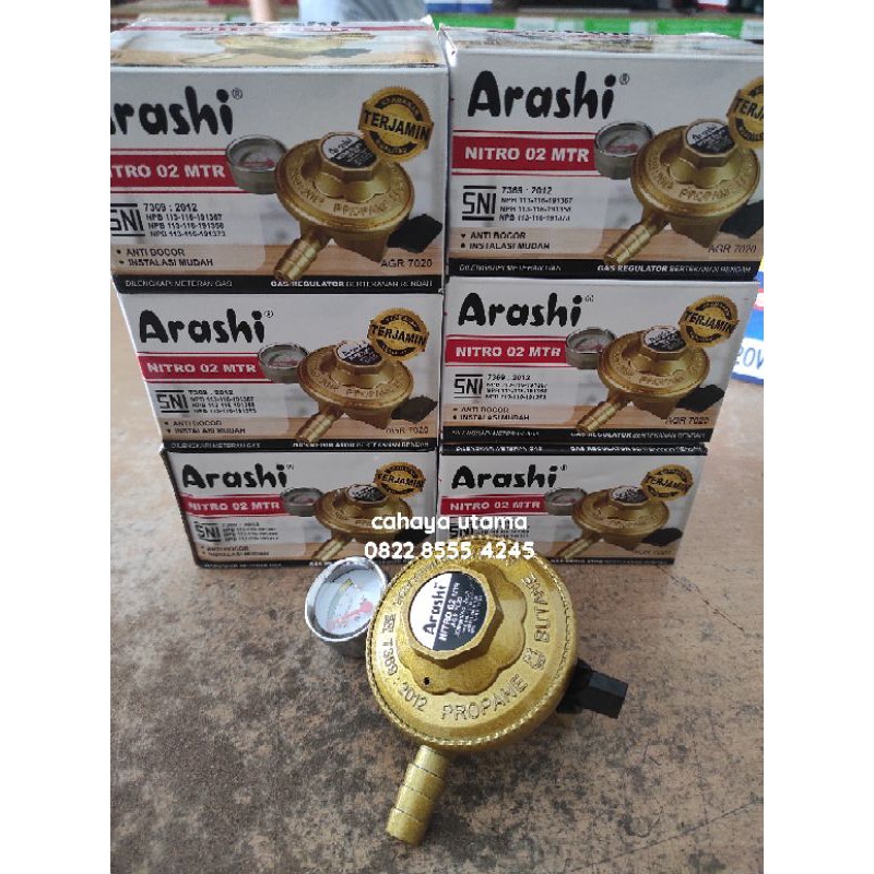 Jual regulator gas tekanan rendah merk Arashi | Shopee Indonesia