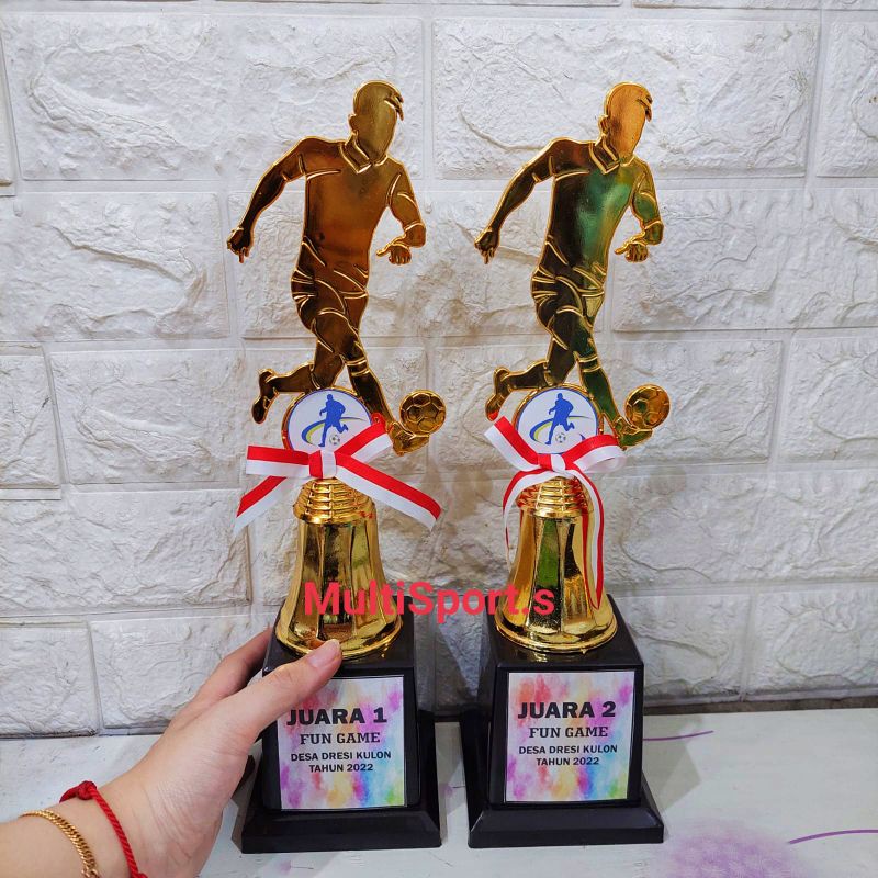 Jual PIALA TROPHY BOLA FUTSAL TOP SCORE BEST PLAYER 35 CM | Shopee ...
