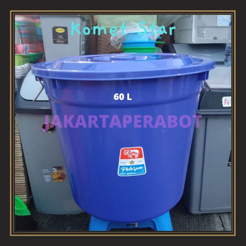 Jual KOMET STAR - Ember Plastik 30-40-50-60 Liter / Ember Plastik Dengan Tutup / Ember Plastik ...