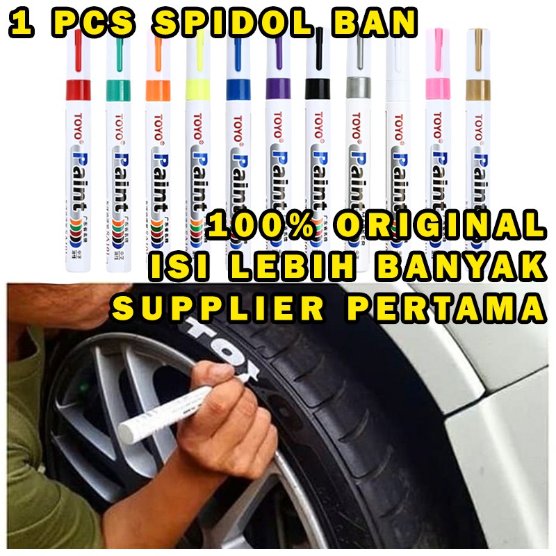 Jual SPIDOL BAN TOYO ORIGINAL SA-101 TOYO PAINT 8ML | Shopee Indonesia