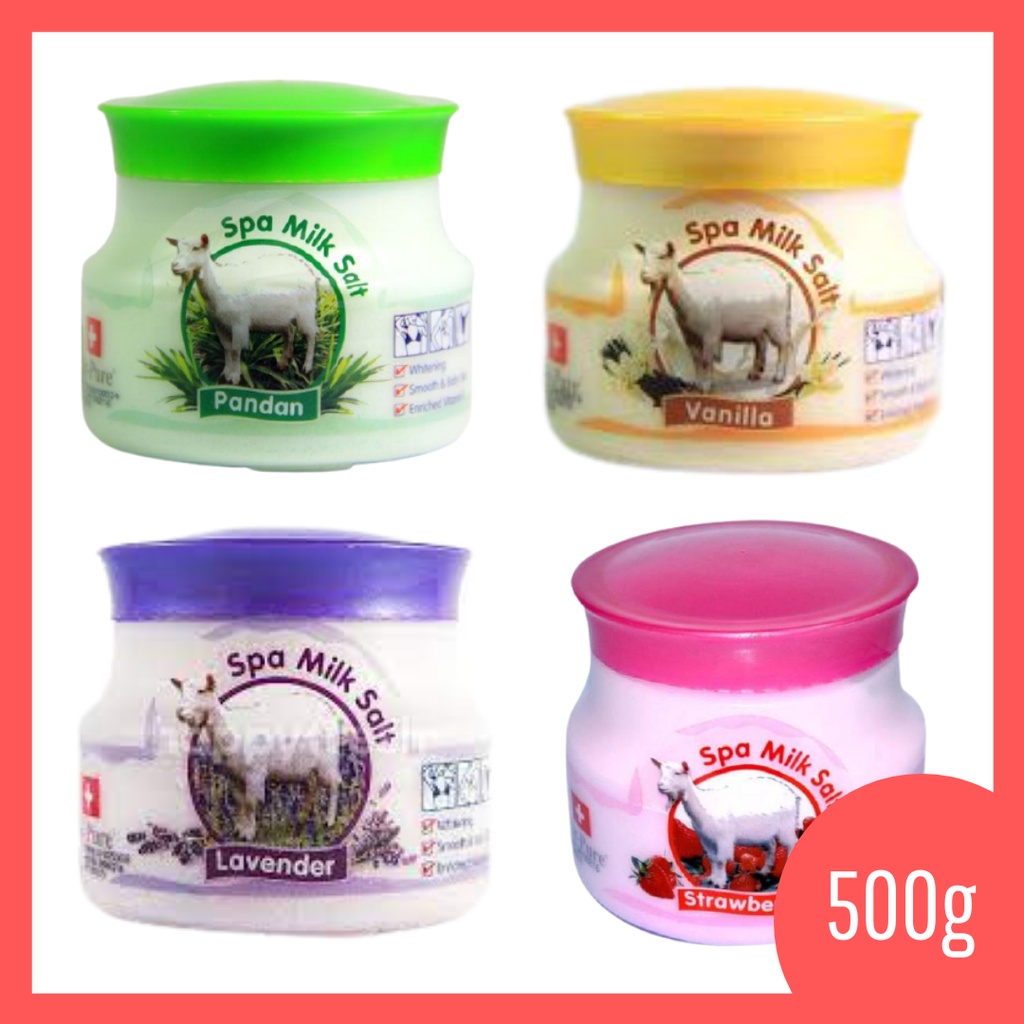 Jual DR PURE LULUR GARAM ( MILK SALT ) 500GR KOMPOSISI SUSU | Shopee ...