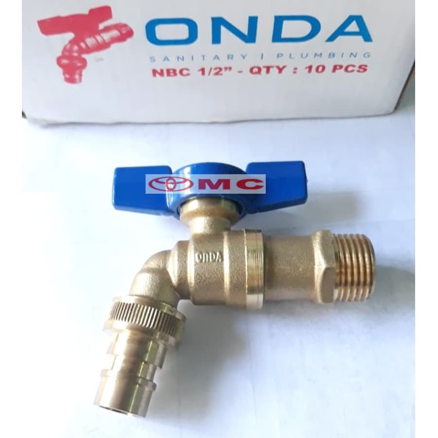 Jual Kran Air Keran Tembok Taman Kuningan Cebol 1/2 ONDA 1/2 Inch NBC 1/2 | Shopee Indonesia