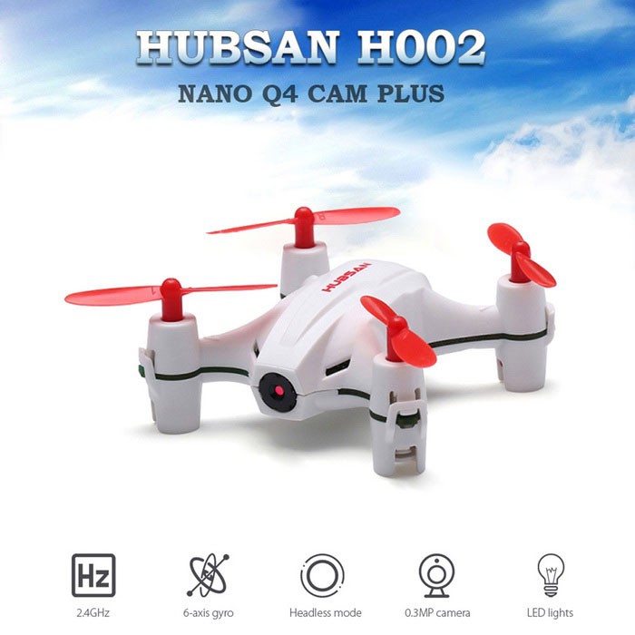 Jual Hubsan Q4 H002 Nano Mini Quadcopter Camera 720p Drone - Putih ...