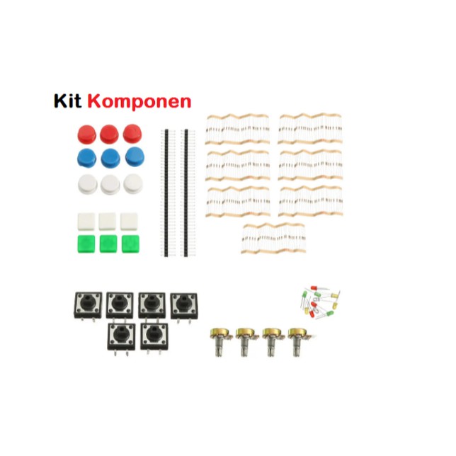 Jual [10-B1] Universal Component Parts Kit Komponen A1 Resistor For ...