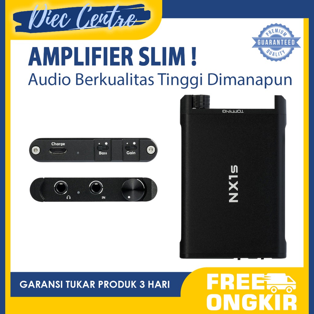 Jual Topping Portable Headphone Amplifier - NX1S | Shopee Indonesia