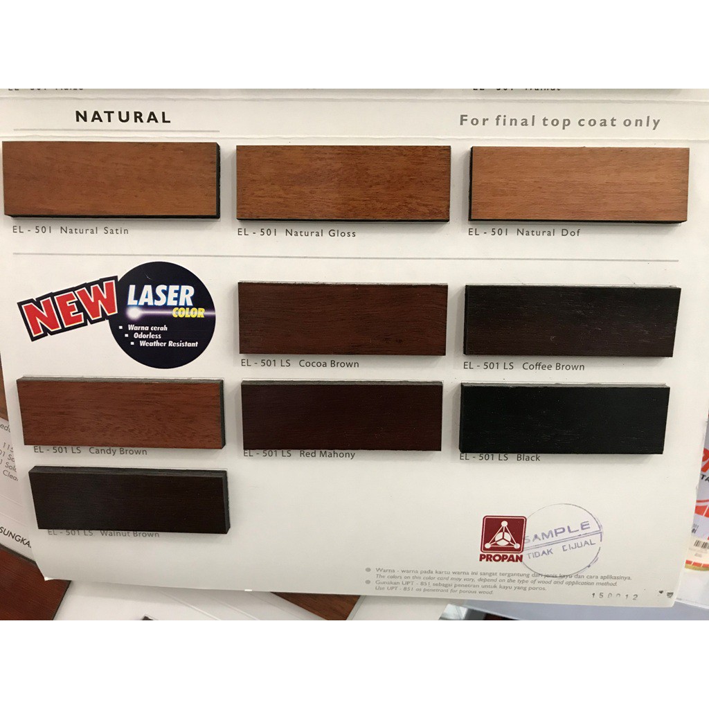 Jual Propan Ultran Lasur Natural & New Colors Ukuran 1 kg | Shopee ...