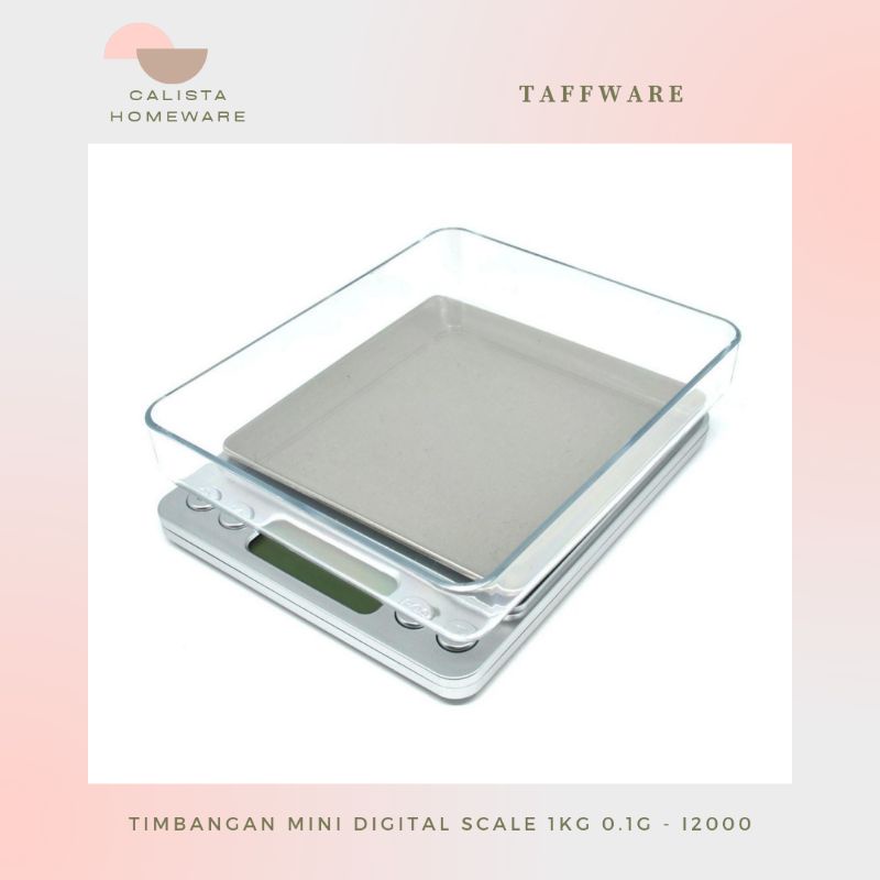 Jual Timbangan Mini Digital Scale 1kg 0.1g i2000 Taffware Digipounds | Shopee Indonesia