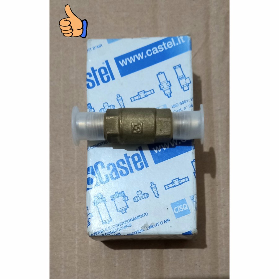 Jual Check Valve Castel 1/4 x 1/4 3112/2 | Shopee Indonesia
