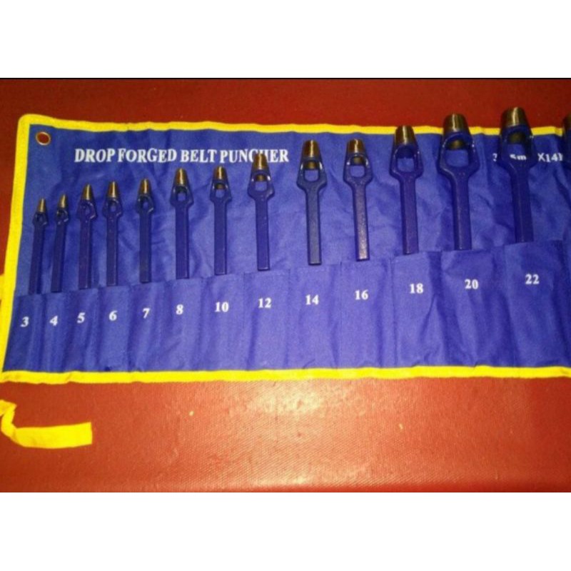 Jual Alat Pembolong Plat, Packing, Kulit Plong Set 14 Punch | Shopee ...