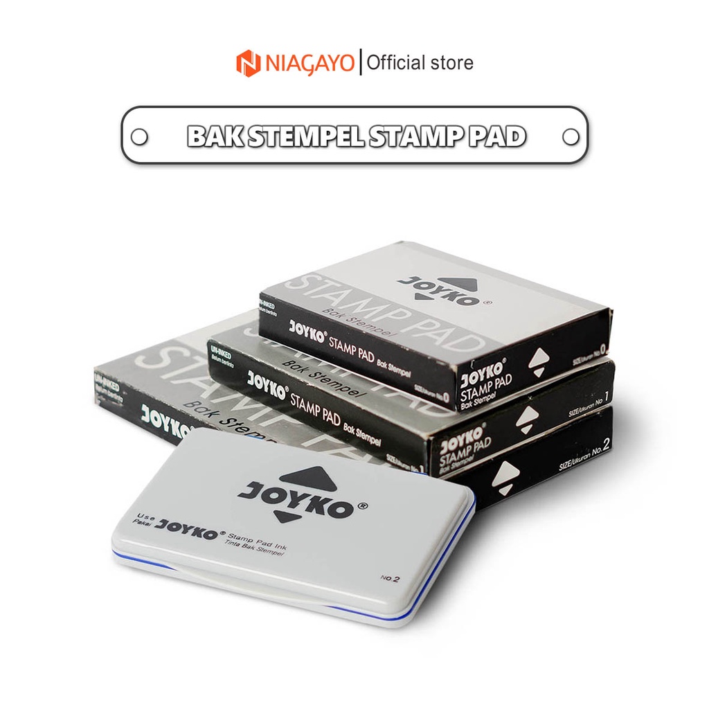 Jual Bak Stempel Stamp Pad Joyko Nomor 0 1 2 Tempat Tinta Stempel ...