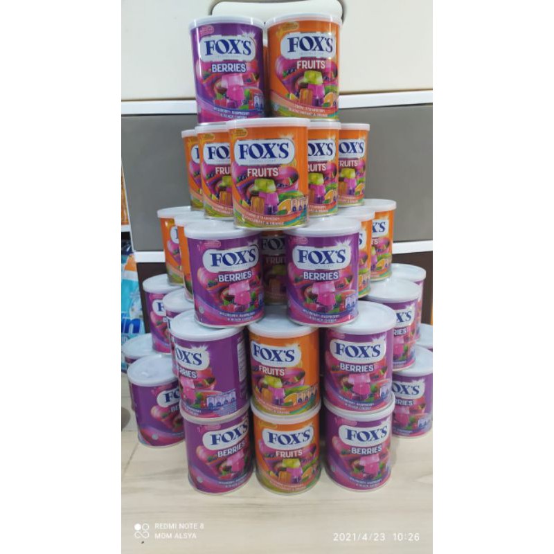 Jual permen fox kaleng candy cristal clear | Shopee Indonesia