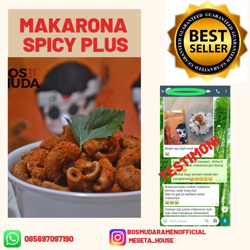 Jual Makarona Spicy Plus | Shopee Indonesia