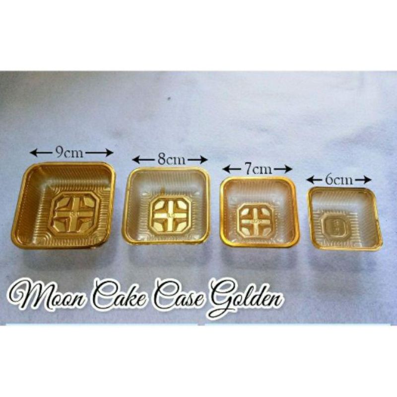 Jual MOON CAKE TRAY ISI 10 PCS / COOKIES TRAY - GOLD | Shopee Indonesia