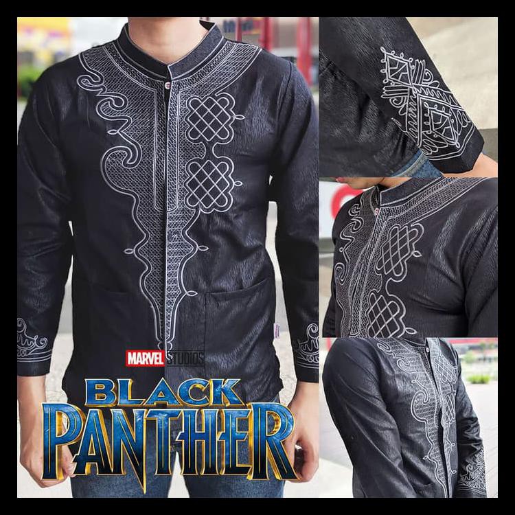 Jual Baju Koko | Koko Pria | Koko Modern | Koko Black Panther Wakanda ...