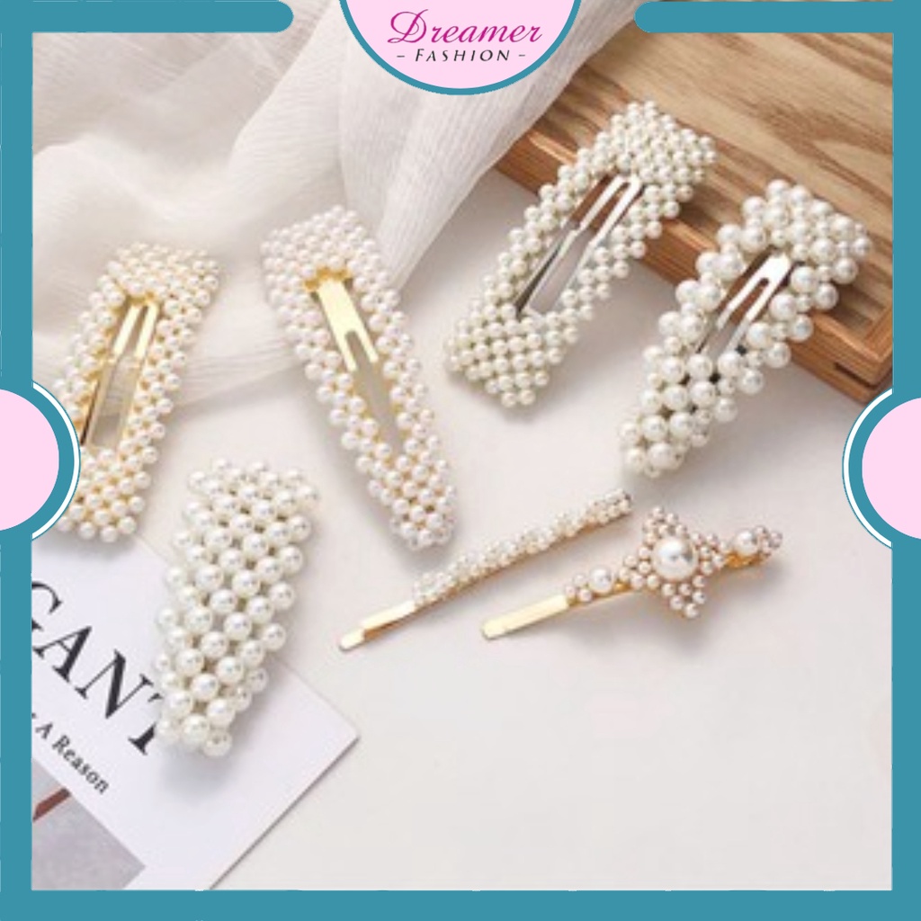 Jual DF Jepit Rambut Hairclip Model Mutiara Jepitan Untuk Wanita ...