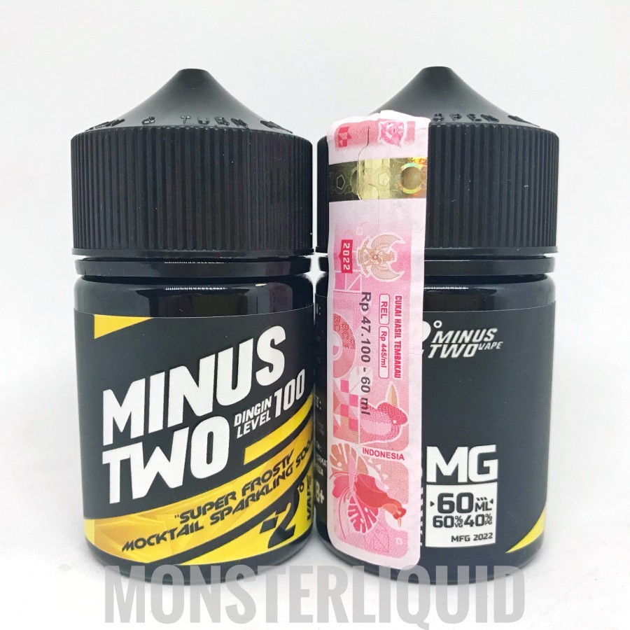 Jual MINUS TWO V2 MOCKTAIL SPARKLING SODA BY VAPE PACKERS 3MG 60ML | Shopee Indonesia