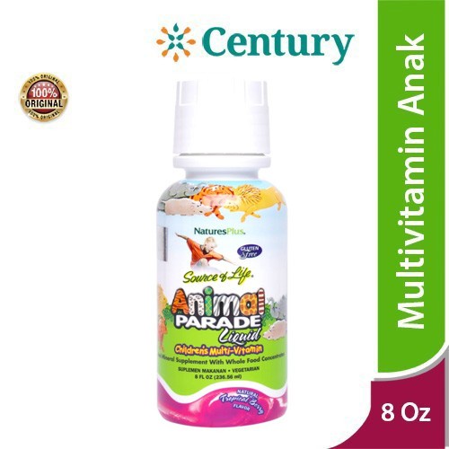 Jual Nature's Plus Animal Parade Liquid 8OZ/Multivitamin Anak/Syrup ...