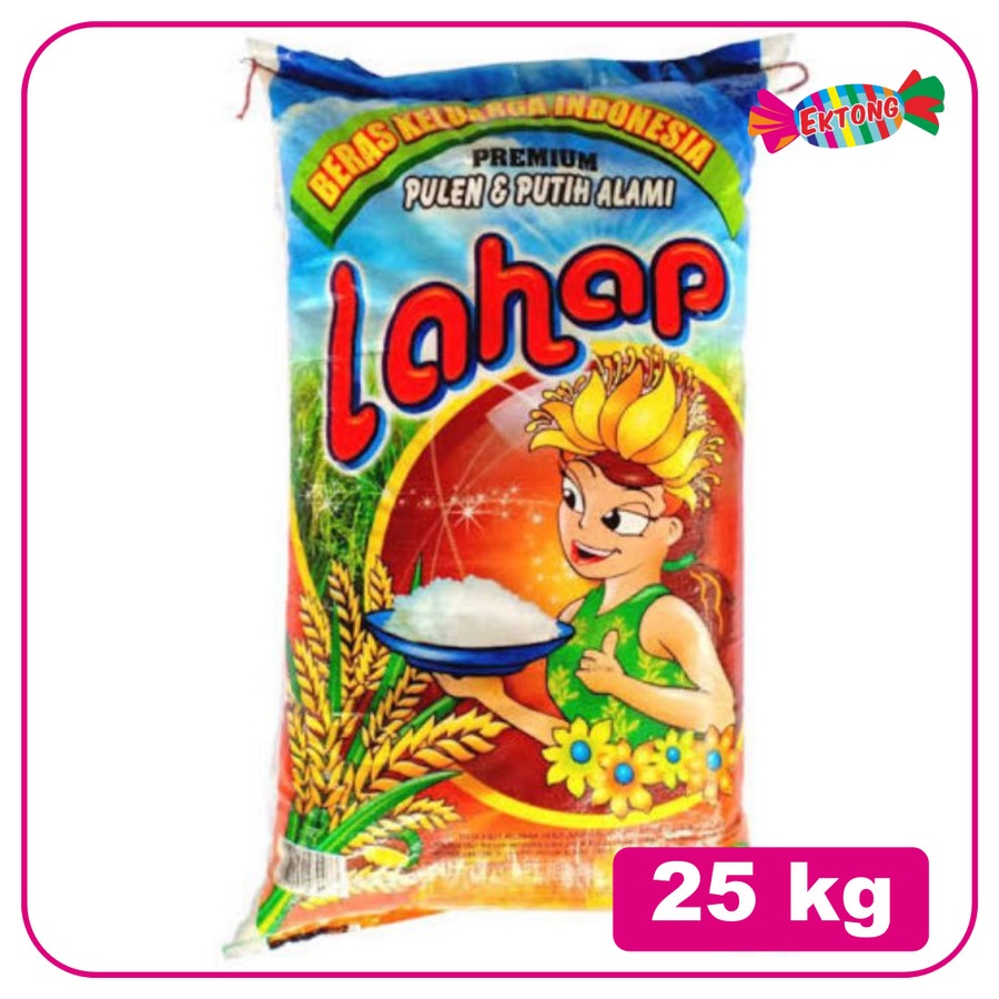 Jual BERAS PREMIUM LAHAP WANITA 25 KG | Shopee Indonesia