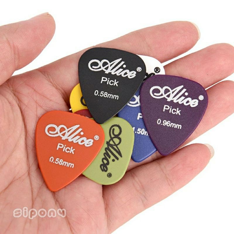 Jual Alice Pick Clipper Gitar Akustik Teardrop 0.58 0.71 0.81 0.96 1.20 ...