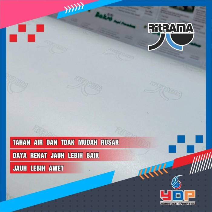 Jual Cetak Stiker Vinyl Ritrama 1.2m mesin Indoor | Shopee Indonesia