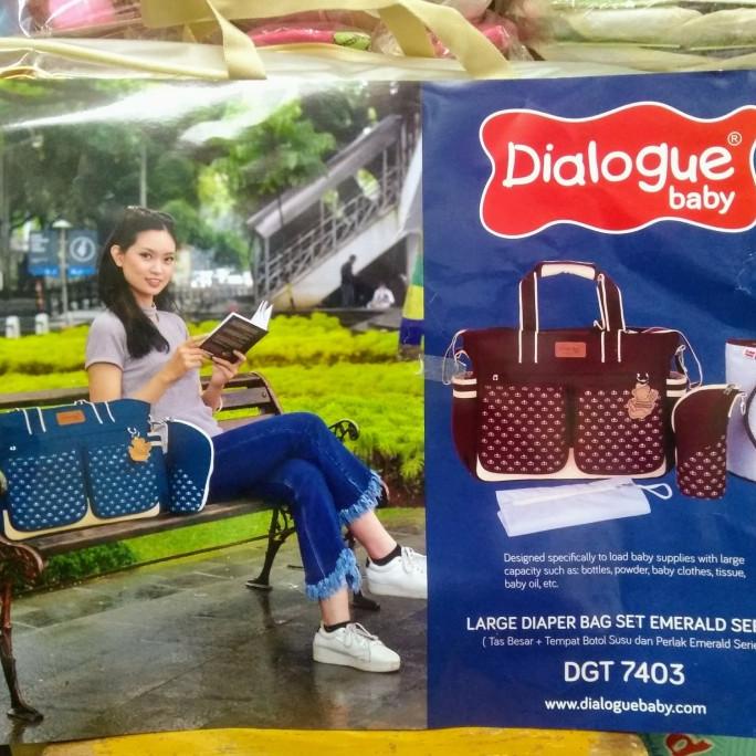 Jual TAS BESAR + TEMPAT BOTOL SUSU DAN PERLAK EMERALD SERIES DIALOGUE ...