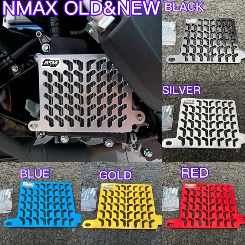 Jual Cover Tutup Radiator Cover Radiator Cnc BSM RACING Nmax Lexi Aerox ...