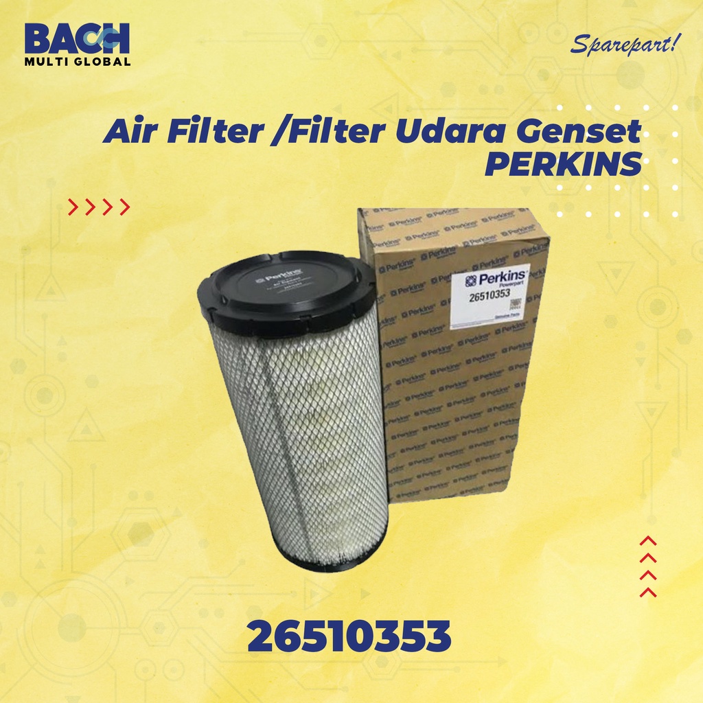 Jual AIR FILTER/FILTER UDARA GENSET Perkins - 26510353 | Shopee Indonesia