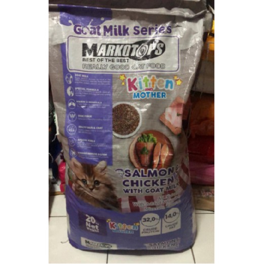 Jual Makanan anak kucing Markotop MARKOTOPS KITTEN & MOTHER salmon ...
