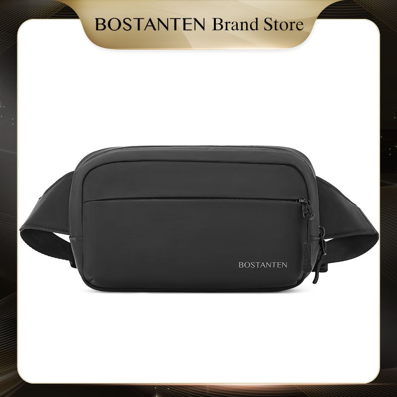 Jual BOSTANTEN Tas Pinggang Pria Tahan Air Tersedia Hitam/Abu-abu ...