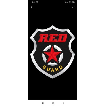 Jual logo red guard bordir timbul | Shopee Indonesia