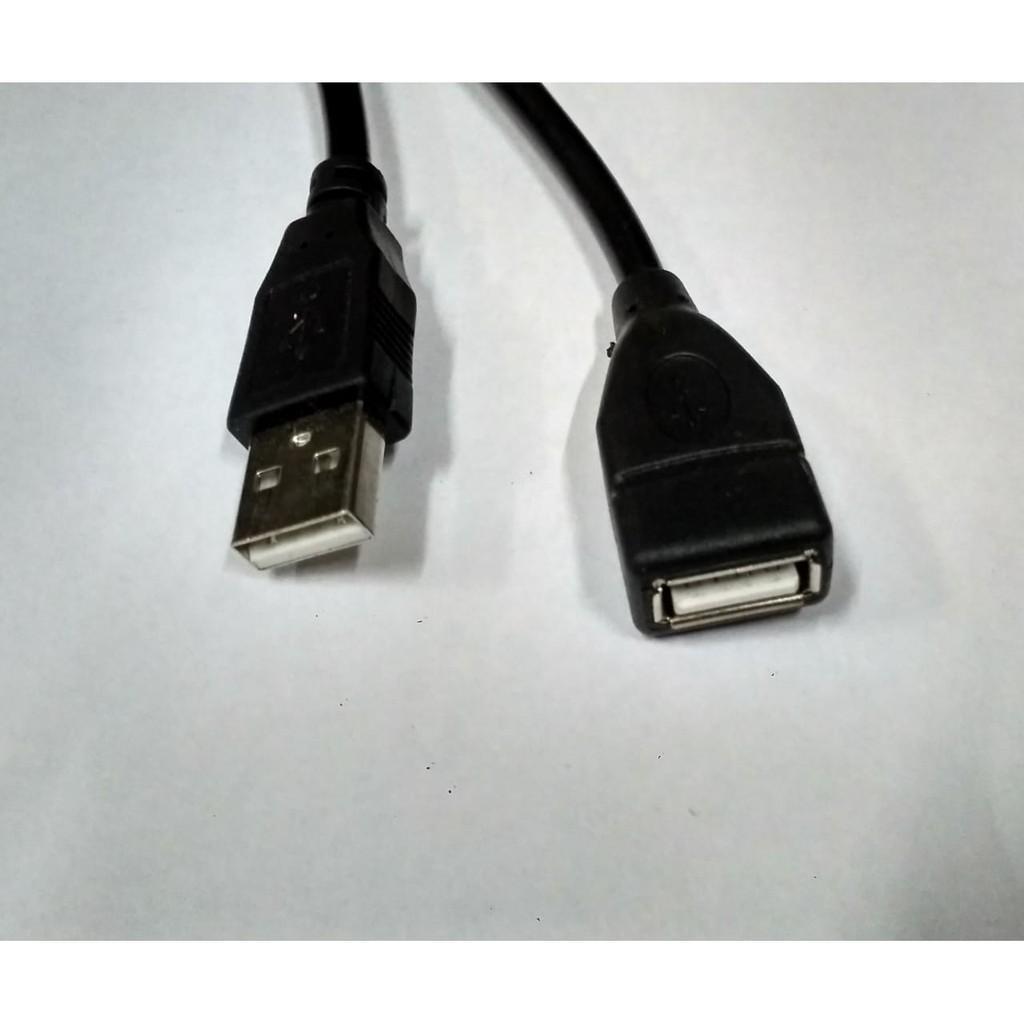Jual KABEL WIRED USB EXTENTION 2.0 JSTECH 1.5 METER BLACK GOOD QUALITY ...