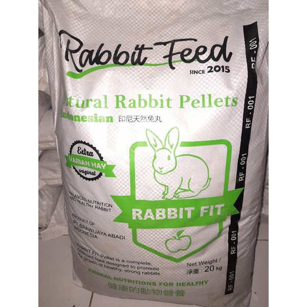 Jual pakan kelinci RABBIT FEED kemasan 500gr repack | Shopee Indonesia