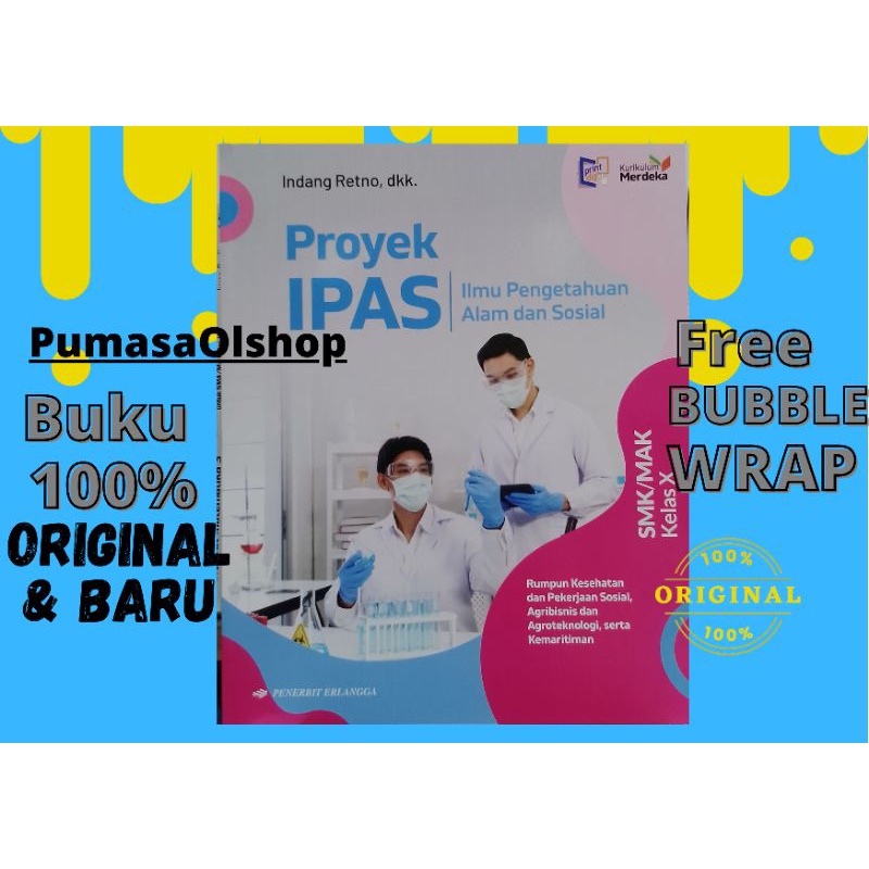Jual PROYEK IPAS UNTUK SMK/MAK KELAS 10 KURIKULUM MERDEKA | Shopee Indonesia