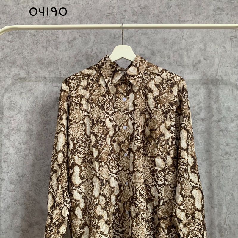 Jual KEMEJA REPTIL | KEMEJA MOTIF ULAR | KEMEJA HITS | Shopee Indonesia