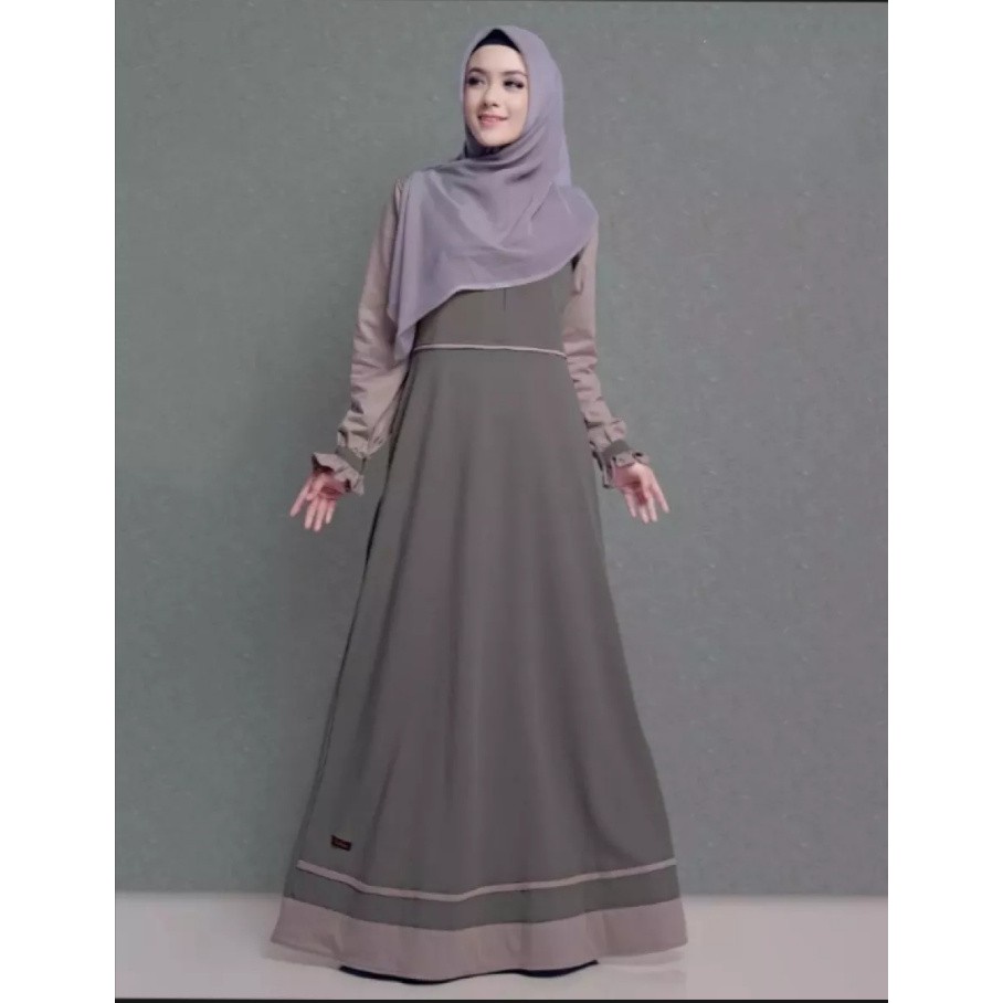 Jual [ R_Z ] FEBINA MAXI size S M L XL Fashion Muslim Terbaru Bahan ...
