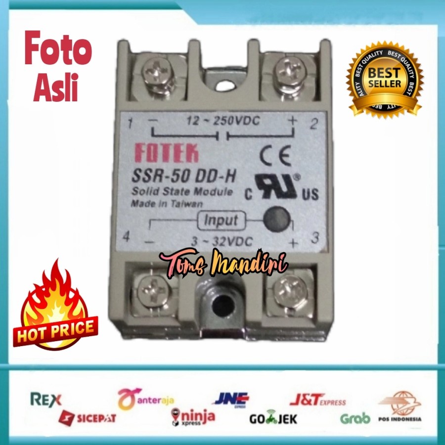 Jual Solid State Relay Fotek SSR-50 DD-H | Shopee Indonesia
