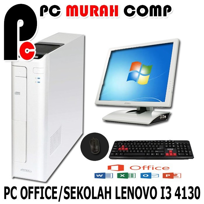 Jual PC KOMPUTER ATEC SLIM OFFICE SEKOLAH | Shopee Indonesia
