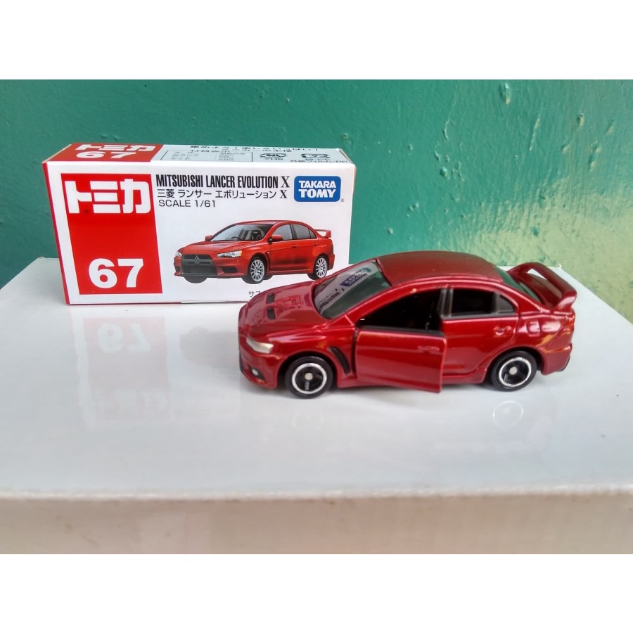 Jual TOMICA REGULER NO 67 MITSUBISHI LANCER EVOLUTION X DIECAST TAKARA TOMY | Shopee Indonesia