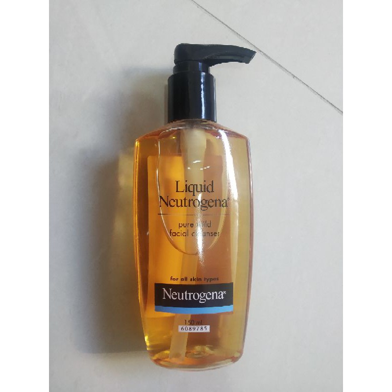 Jual Neutrogena (liquid neutrogena pure mild facial cleanser) original ...