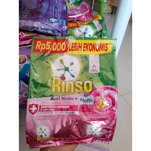 Jual Rinso 5000 | Sabun cuci baju bubuk | Detergen bubuk | Shopee Indonesia