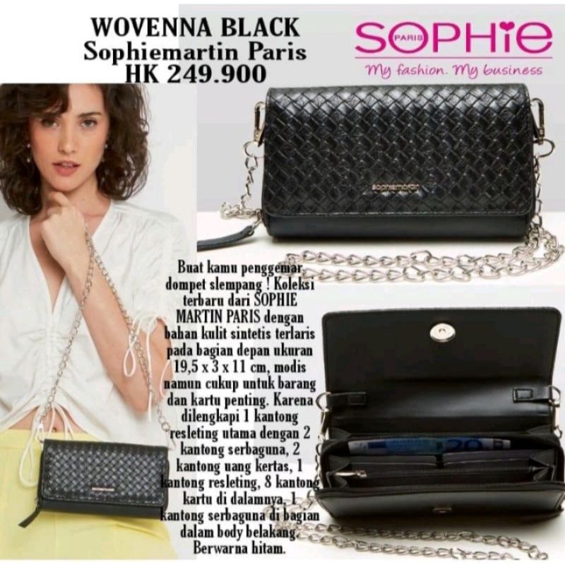 Jual dompet selempang wovenna sophie martin | Shopee Indonesia