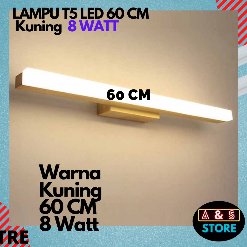 Jual Lampu T5 LED Neon Kuning Panjang 60 CM 8 Watt | Shopee Indonesia