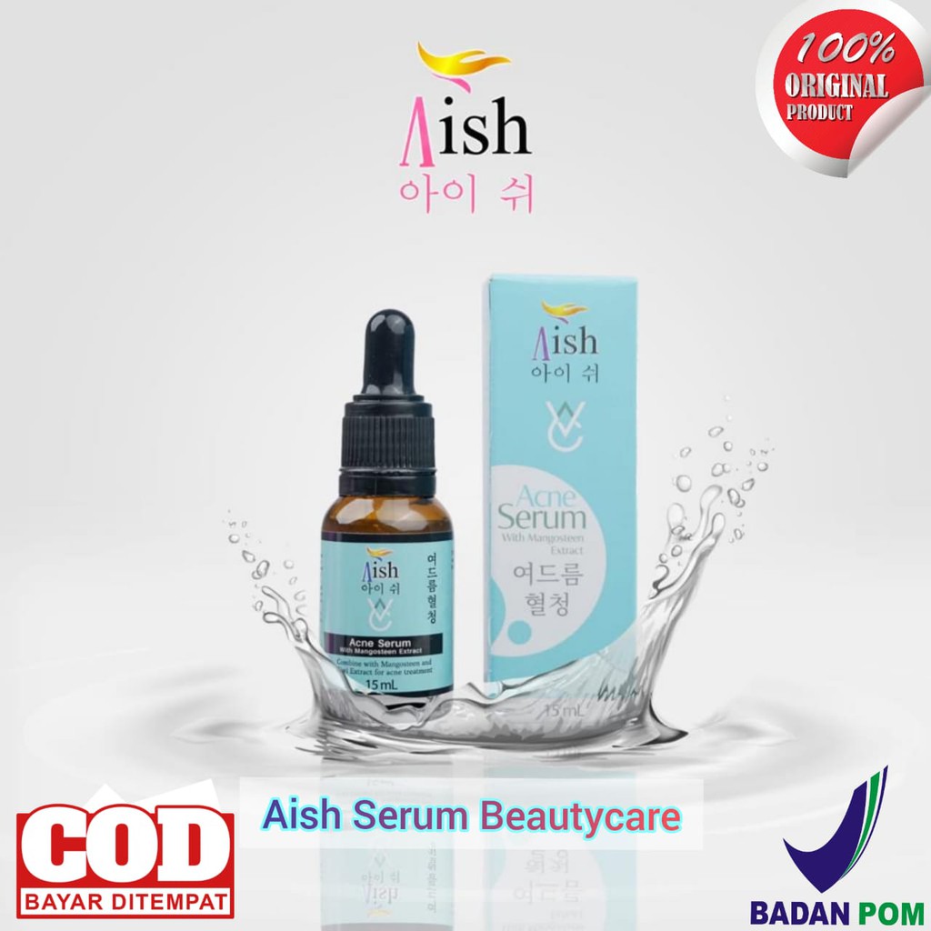 Jual AISH ACNE CARE SERUM ORIGINAL (COD) 15ML | Shopee Indonesia