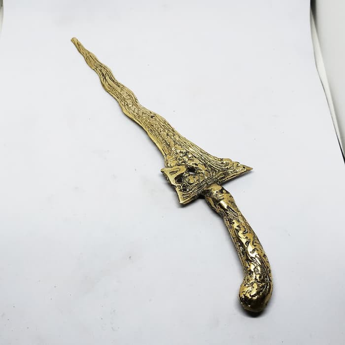 Jual Keris Nogo Rojo Naga Raja Kuningan Antik Unik | Shopee Indonesia